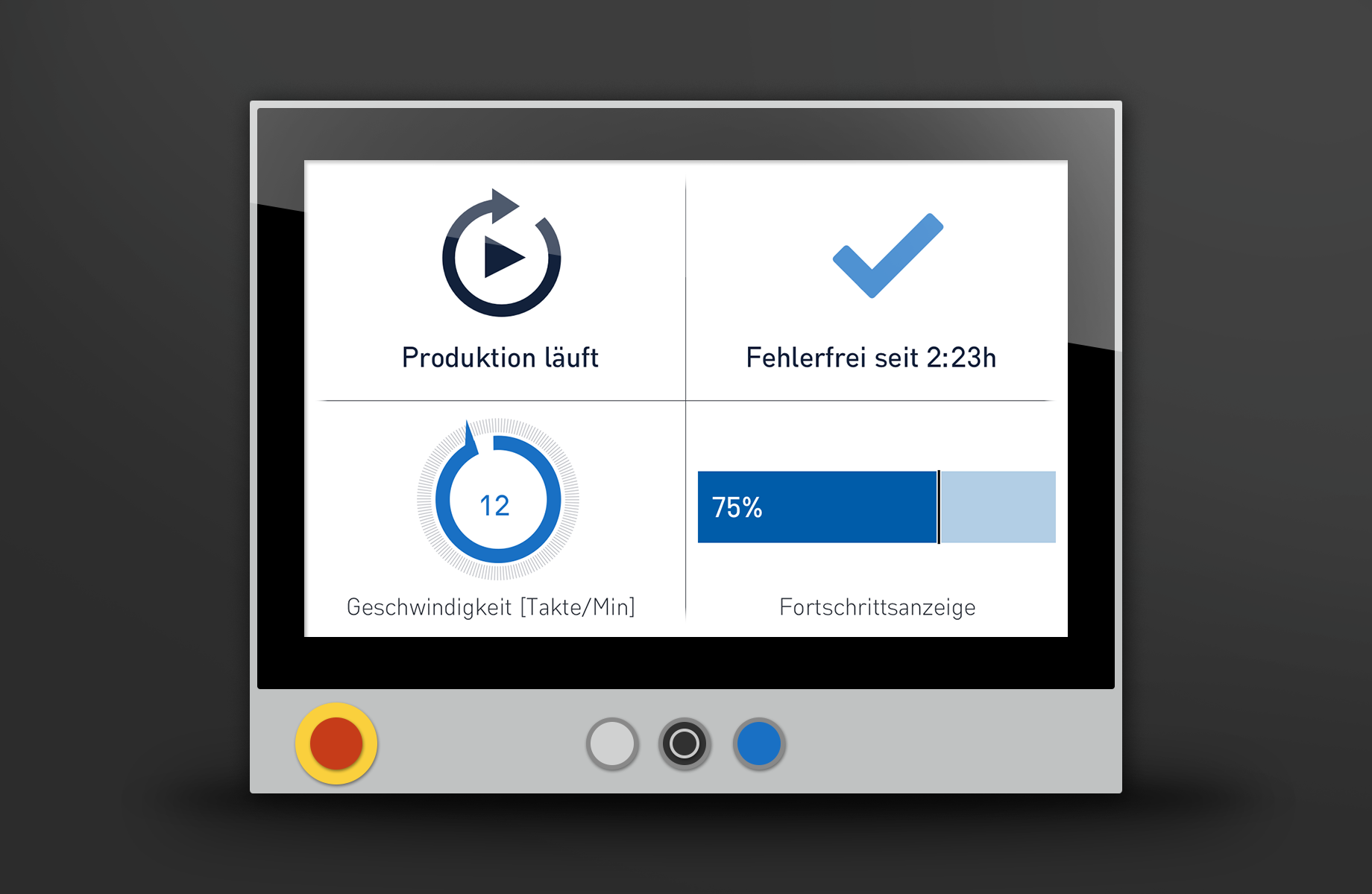 HMI for Christ packaging machines | CaderaDesign - Industrial Grade UX