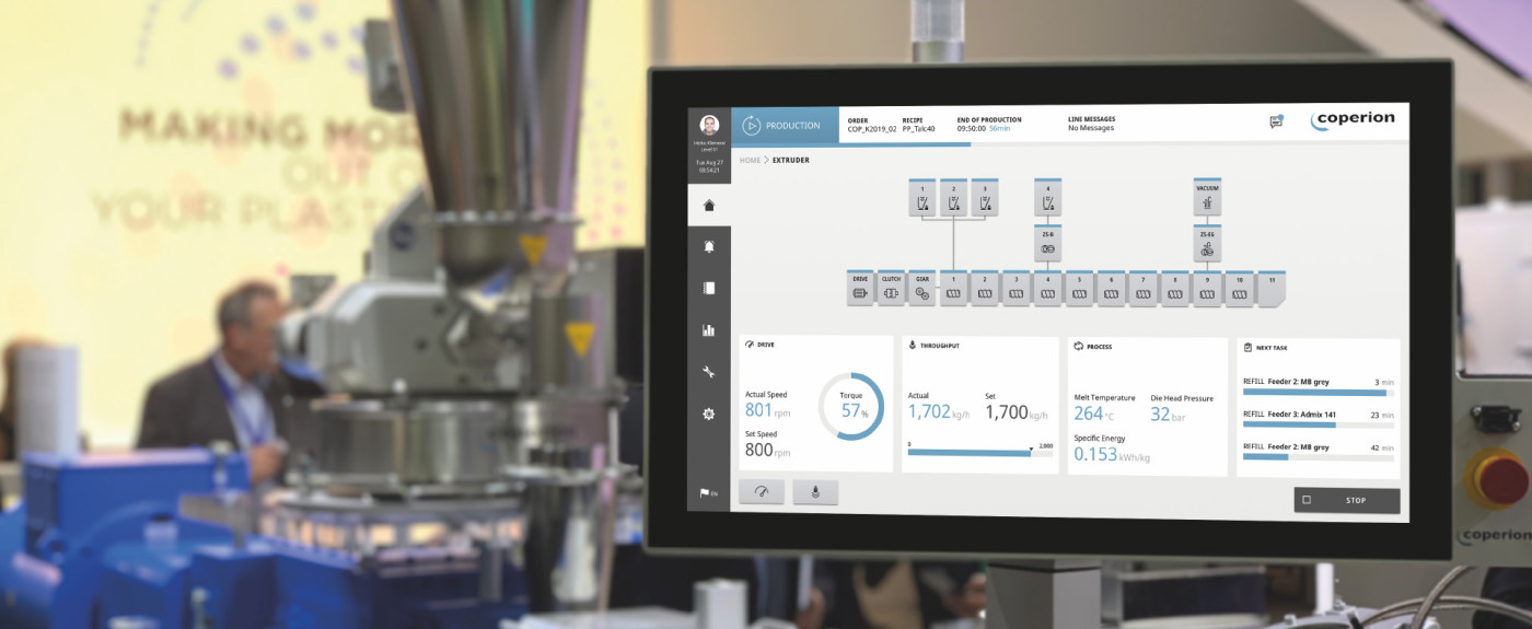 Coperion - Modern HMI for extrusion systems | CaderaDesign - Industrial ...
