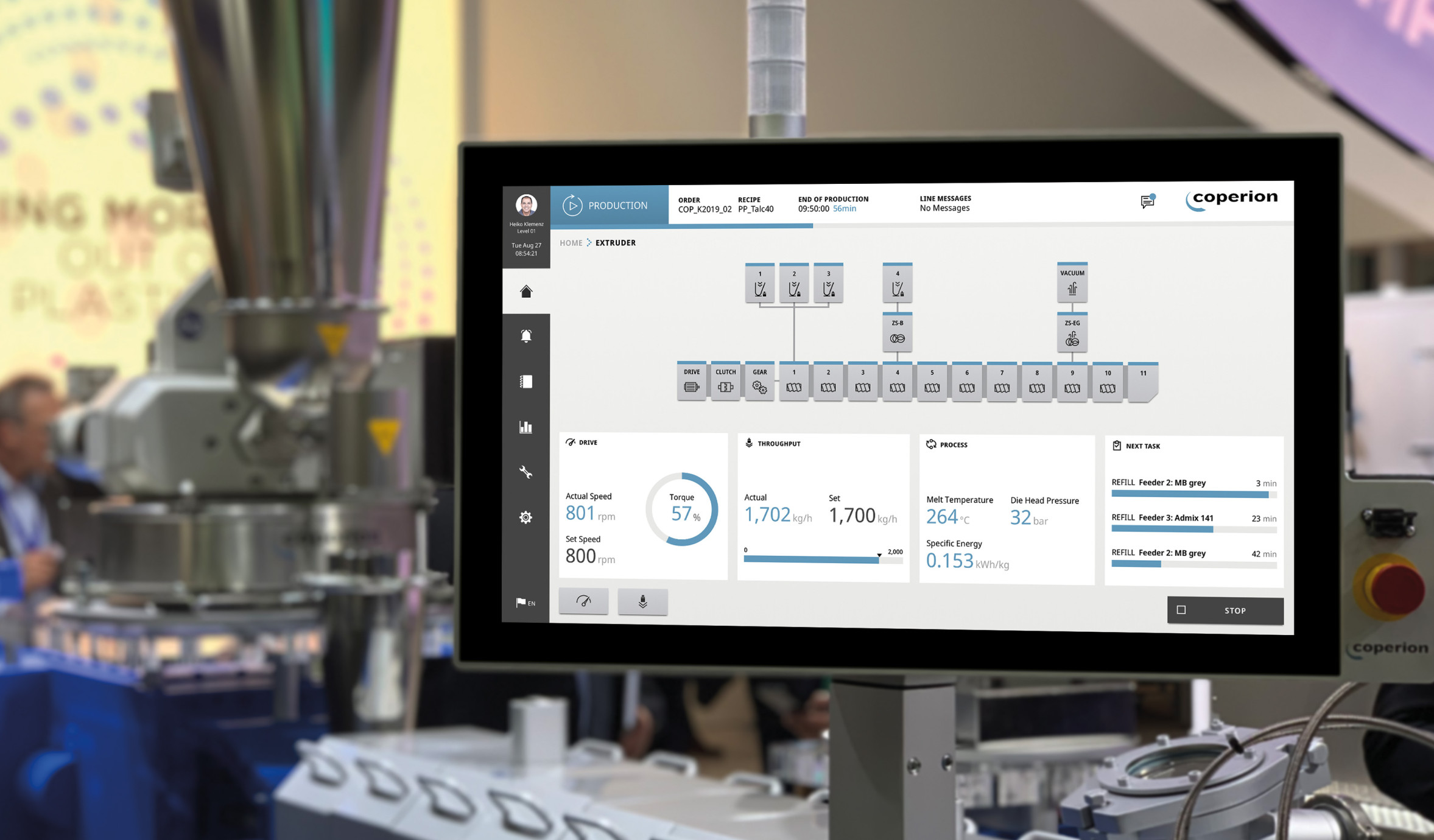 HMI for Harro Höfliger packaging systems | CaderaDesign - Industrial ...