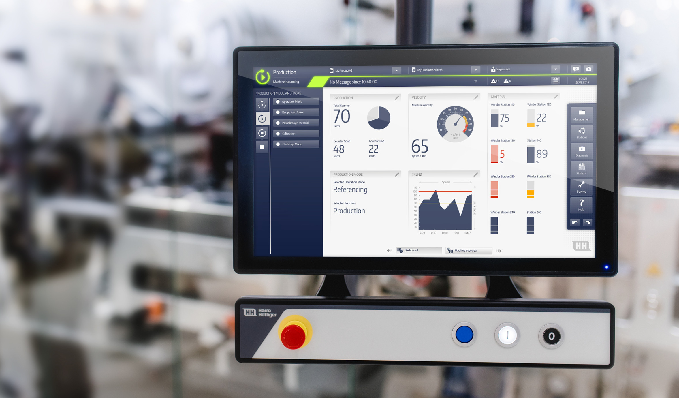 Kiefel - HMI for packaging machines | CaderaDesign - Industrial Grade UX