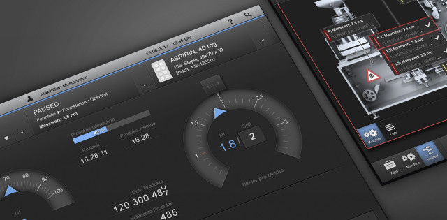 HMI für Uhlmann Verpackungsanlagen | CaderaDesign - Industrial Grade UX